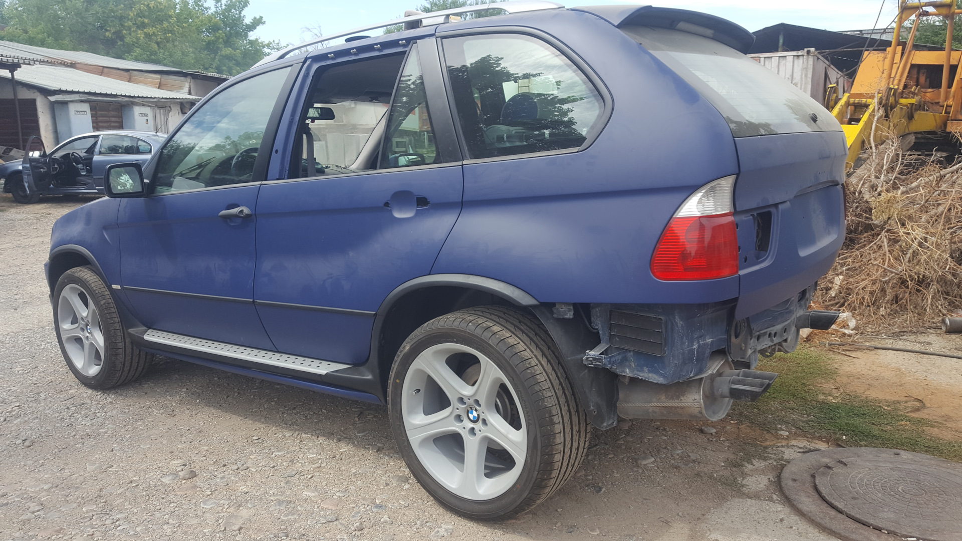 Перекрас в матовый — BMW X5 (E53), 3 л, 2001 года | кузовной ремонт | DRIVE2