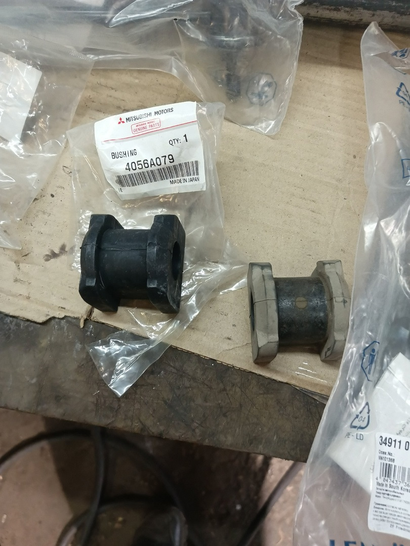 Передний стабилизатор и рулевые наконечники — Mitsubishi Outlander XL ...