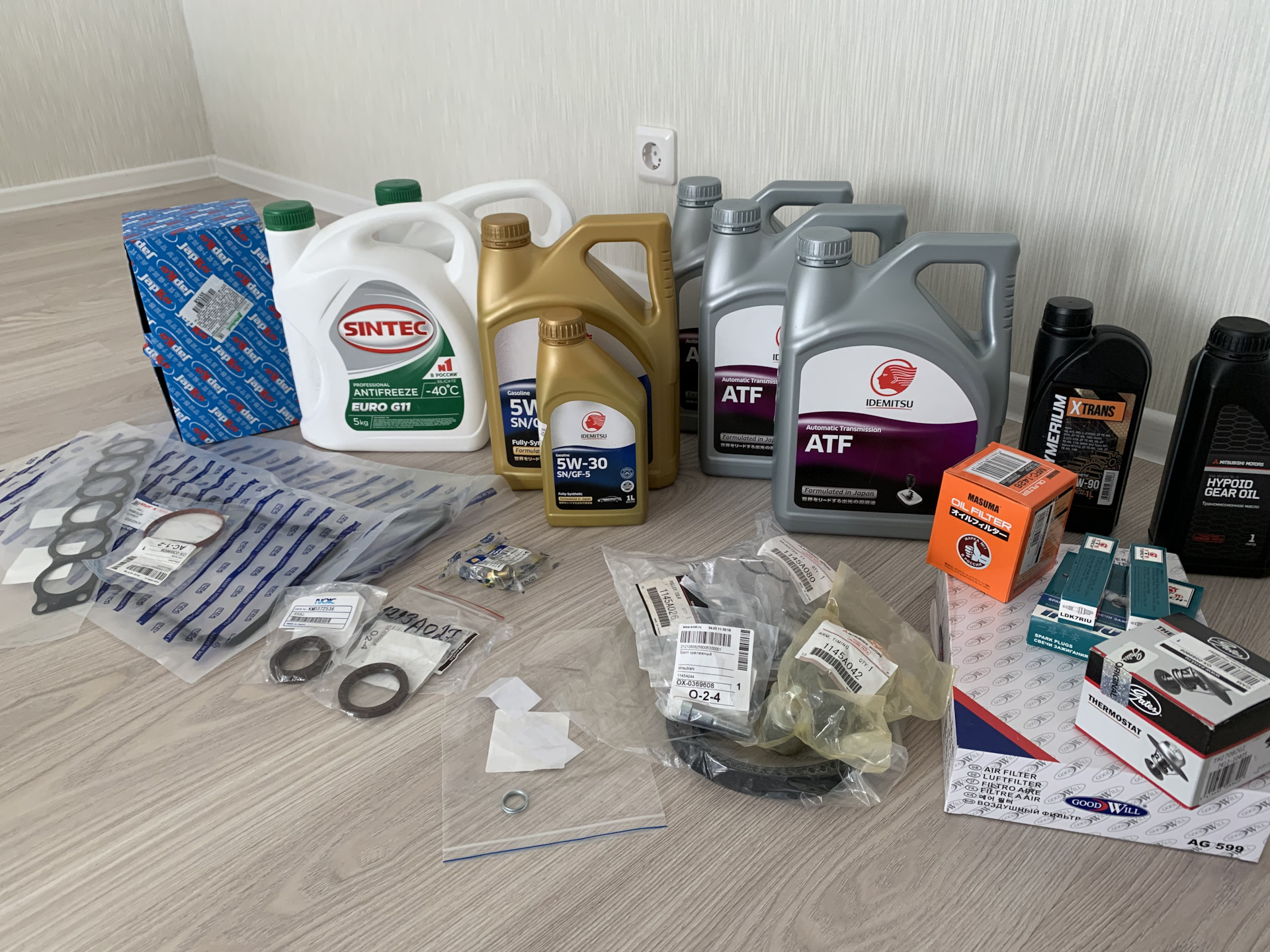 Затариваемся на ТО — Mitsubishi Outlander XL, 3 л, 2007 года | запчасти ...