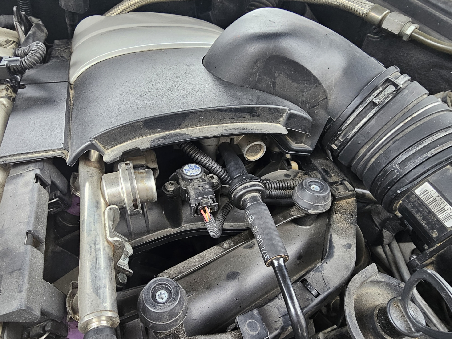 Шланг вакуумной системы — Mercedes-Benz C-Class (W203), 2 л, 2002 года ...