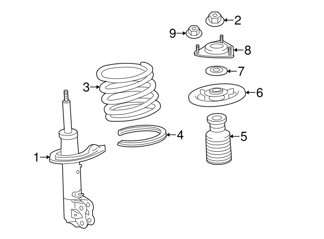 MR491447 СЕДЛО ПРУЖИНЫ ПЕРЕДНЕЙ ПОДВЕСКИ, ВЕРХНЕЕ Mitsubishi | Запчасти ...