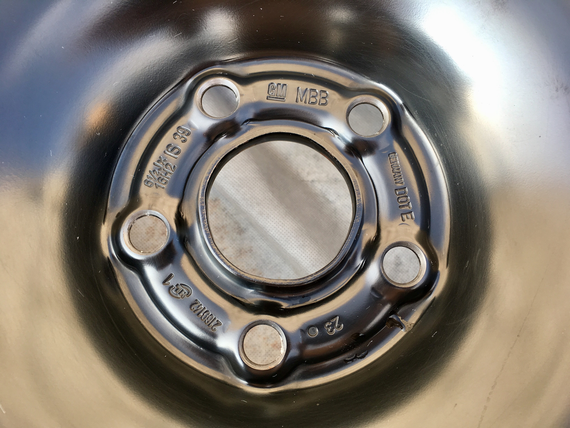 #8 Стальные диски + колпаки GM [Original] — Opel Astra J, 1,6 л, 2014 ...