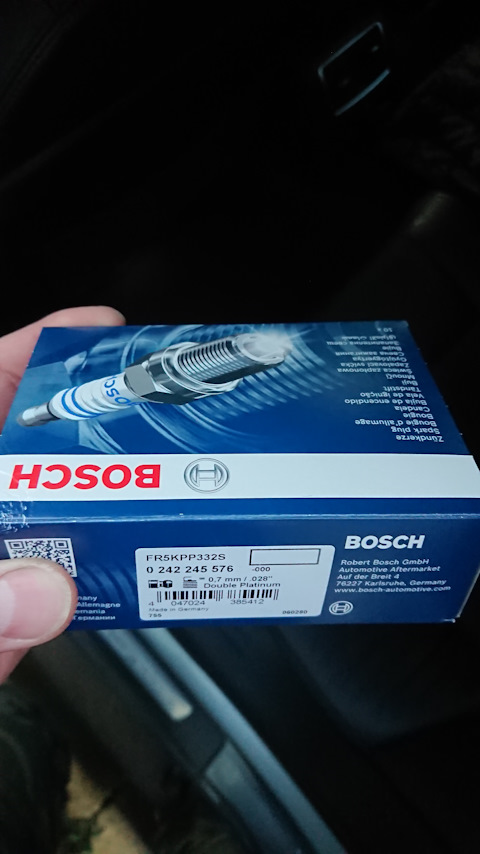 0242245576 Свеча зажигания BOSCH | Запчасти на DRIVE2
