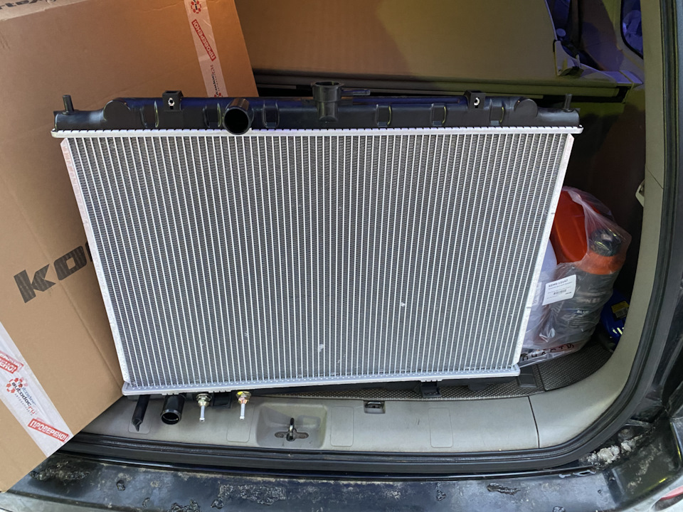Замена радиатора и антифриза — Nissan X-Trail I (t30), 2 л, 2005 года ...