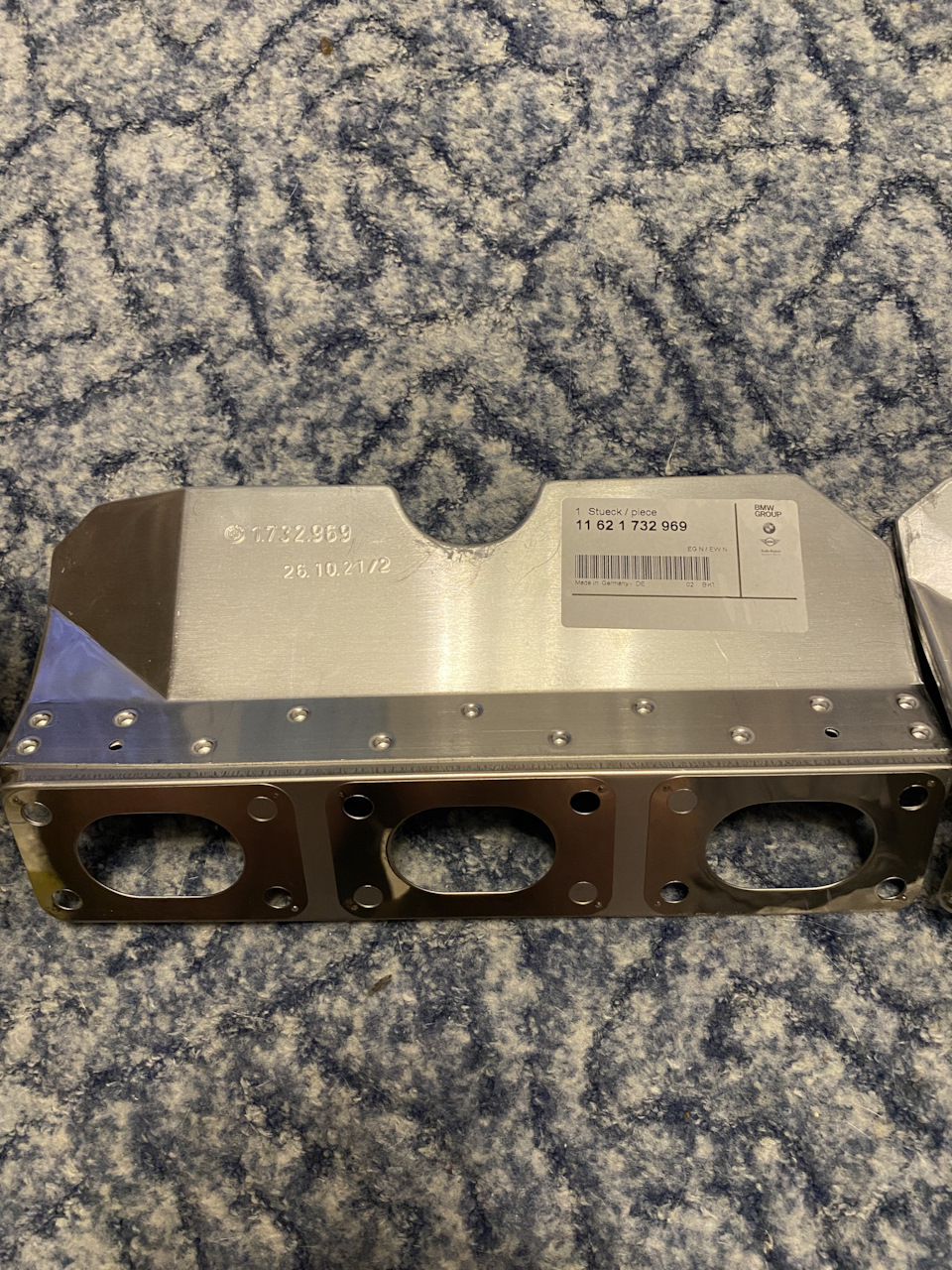 11621732969 Упл.прокладка с теплозащ.экраном безасб. BMW | Запчасти на ...