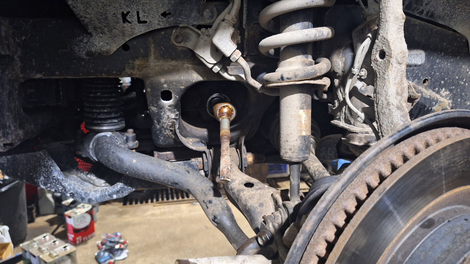 Рулевая тяга — Toyota Land Cruiser Prado 150-series, 3 л, 2012 года ...