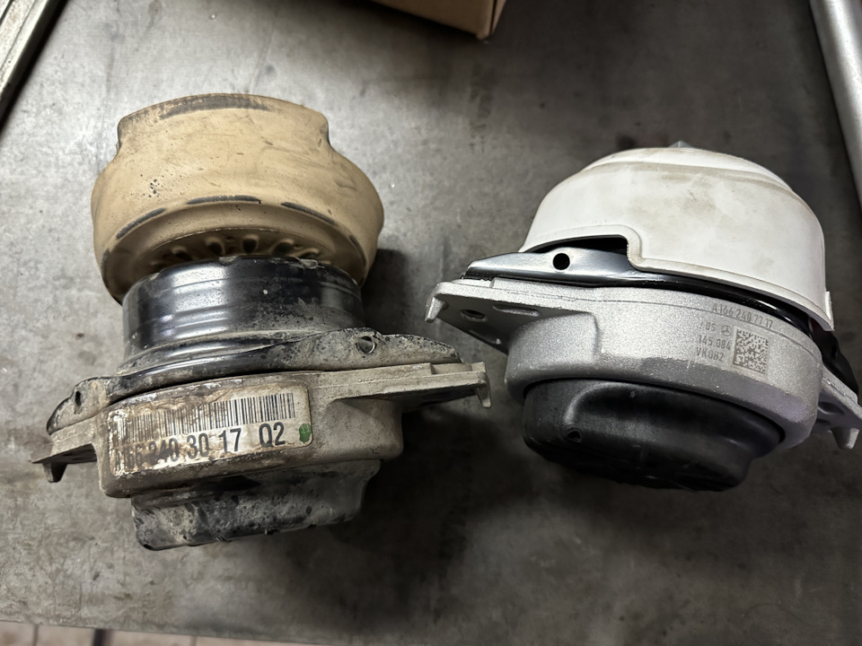 Замена опор (подушек) двигателя и АКПП M157 — Mercedes-Benz GL 63 AMG ...