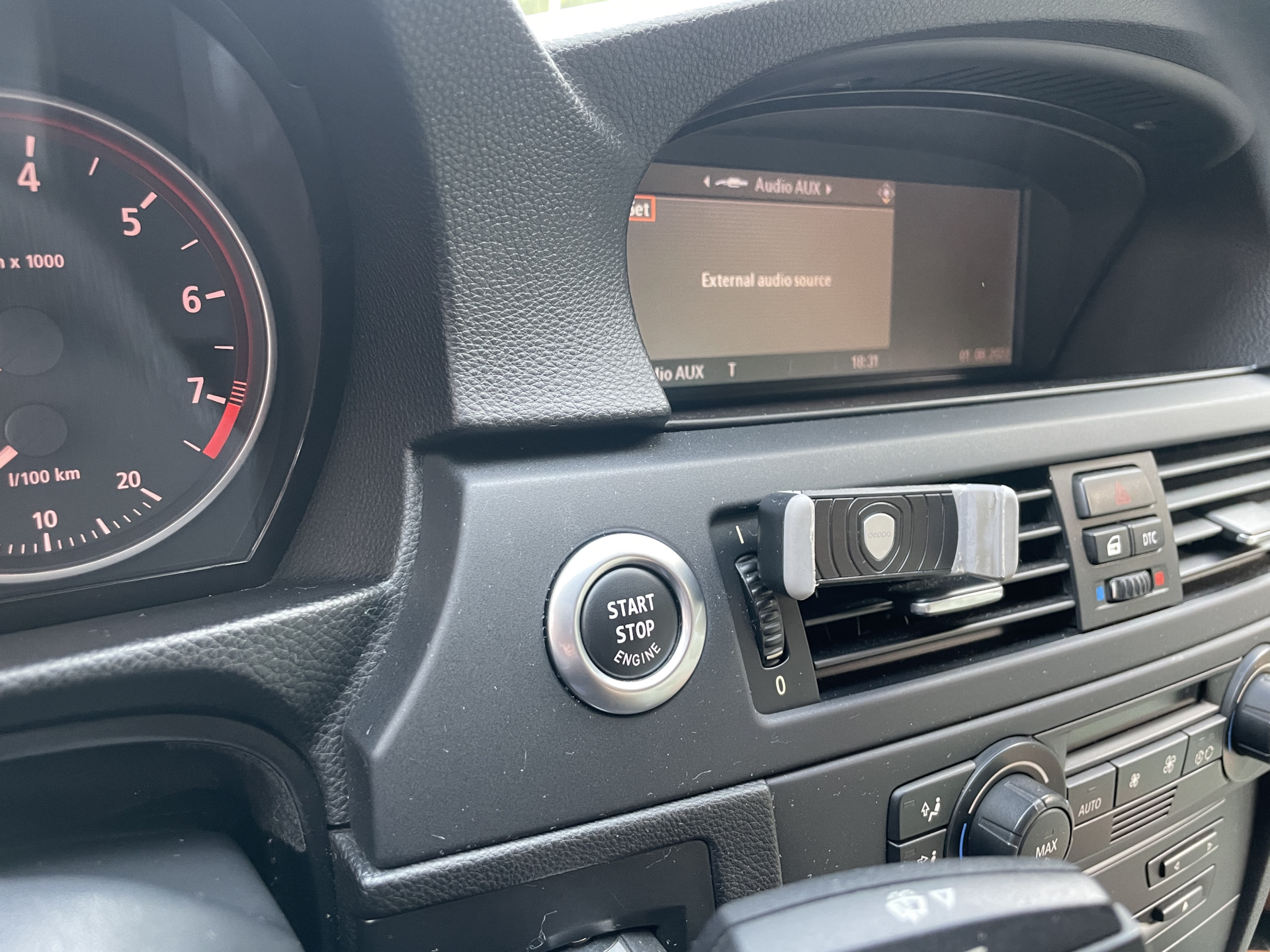 Кнопка Start/Stop Engine — BMW 3 series (E90), 2,5 л, 2005 года ...