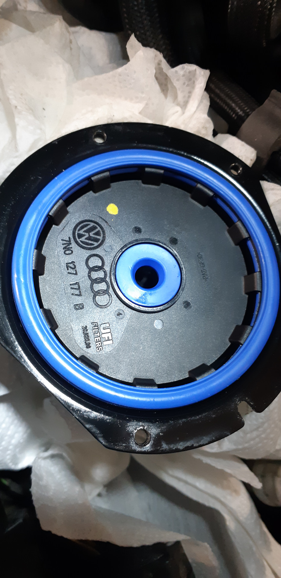 7N0127177B Фильтрующий элемент с прокладкой VAG | Запчасти на DRIVE2