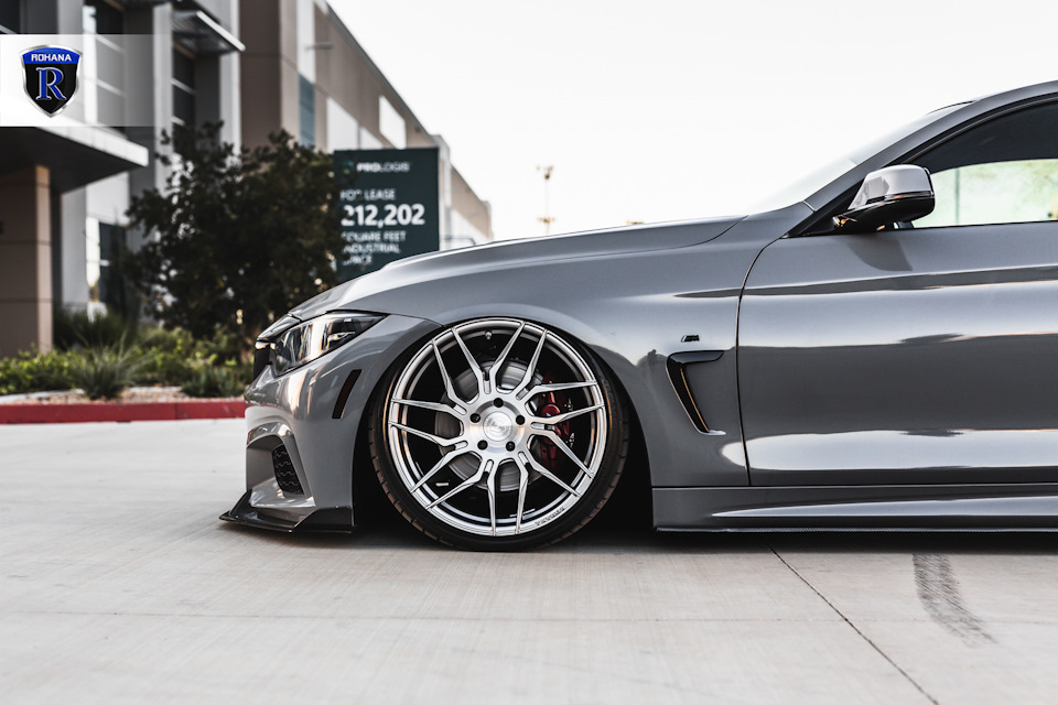 BMW 4 Series | Rohana RFX7 Brushed Titanium — Tuning Boutique на DRIVE2