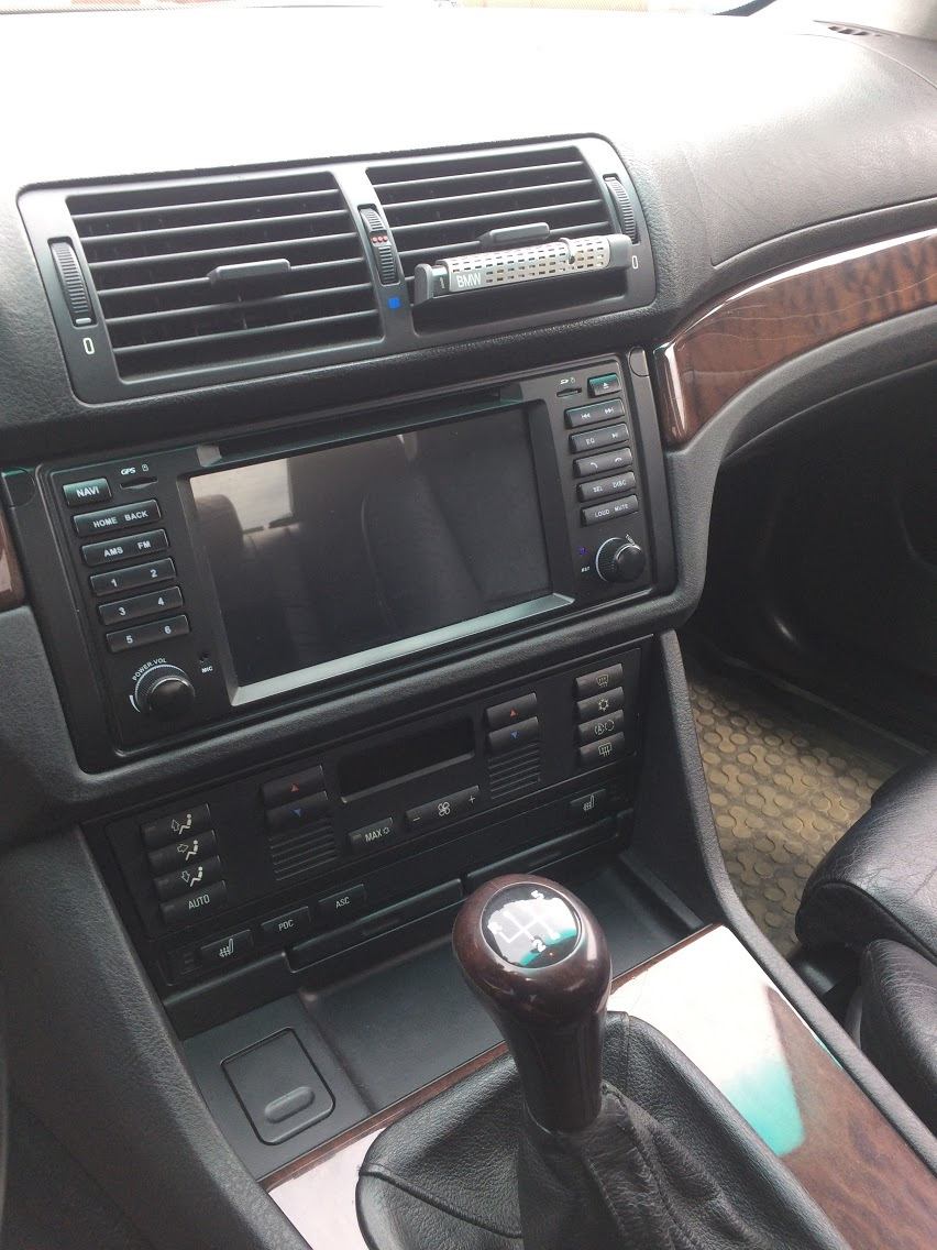 Установка магнитолы на Android+IBUS interface — BMW 5 series (E39), 2,5 л, 2001 года ...