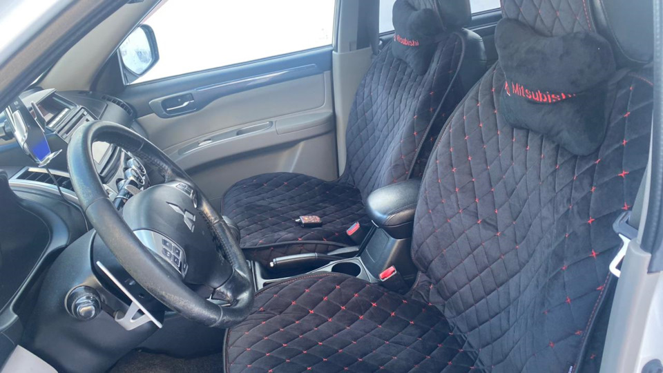 Чехлы — Mitsubishi Pajero Sport (2G), 2,5 л, 2015 года | аксессуары ...