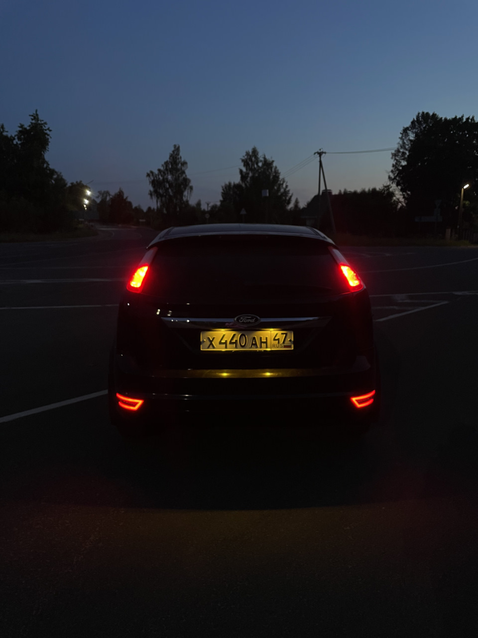 Установил задние диодные фонари — Ford Focus II Hatchback, 1,8 л, 2008 ...