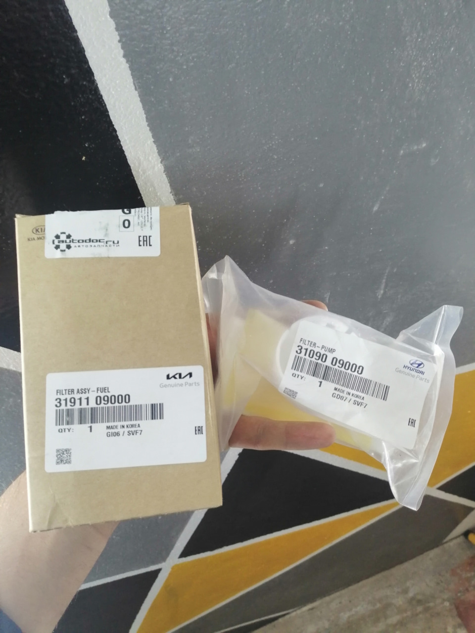 3191109000 Топливный фильтр двигателя внутреннего сгорания KIA HYUNDAI ...