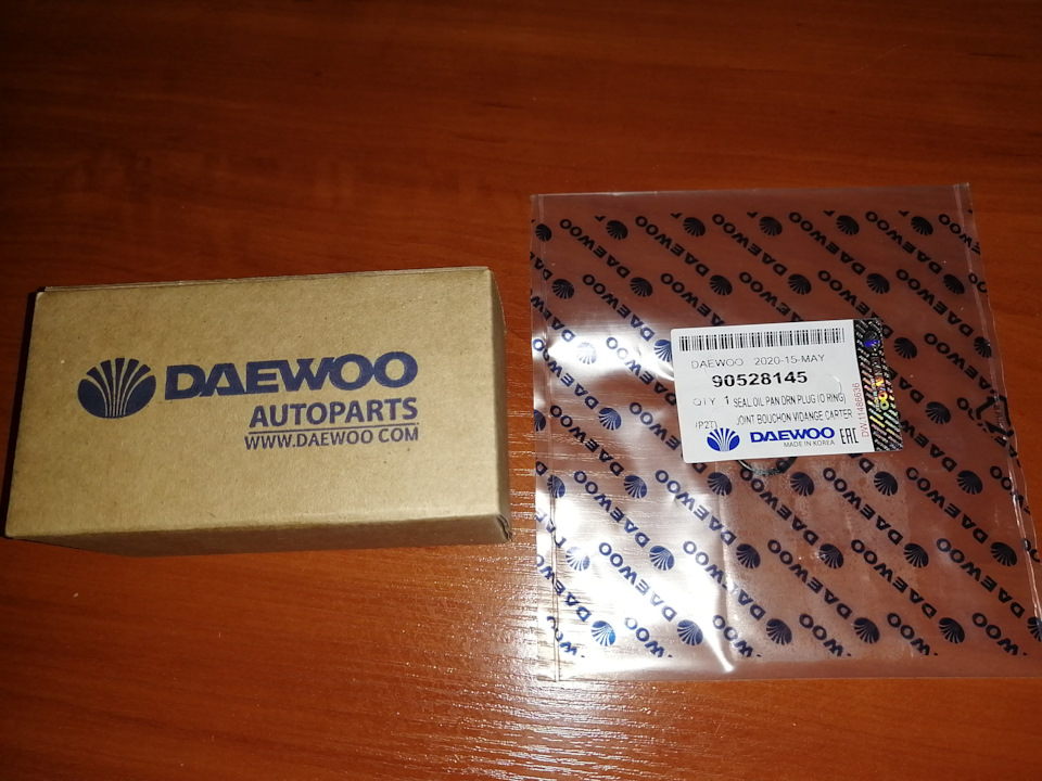 90528145 Кольцо пробки поддона GM | Запчасти на DRIVE2