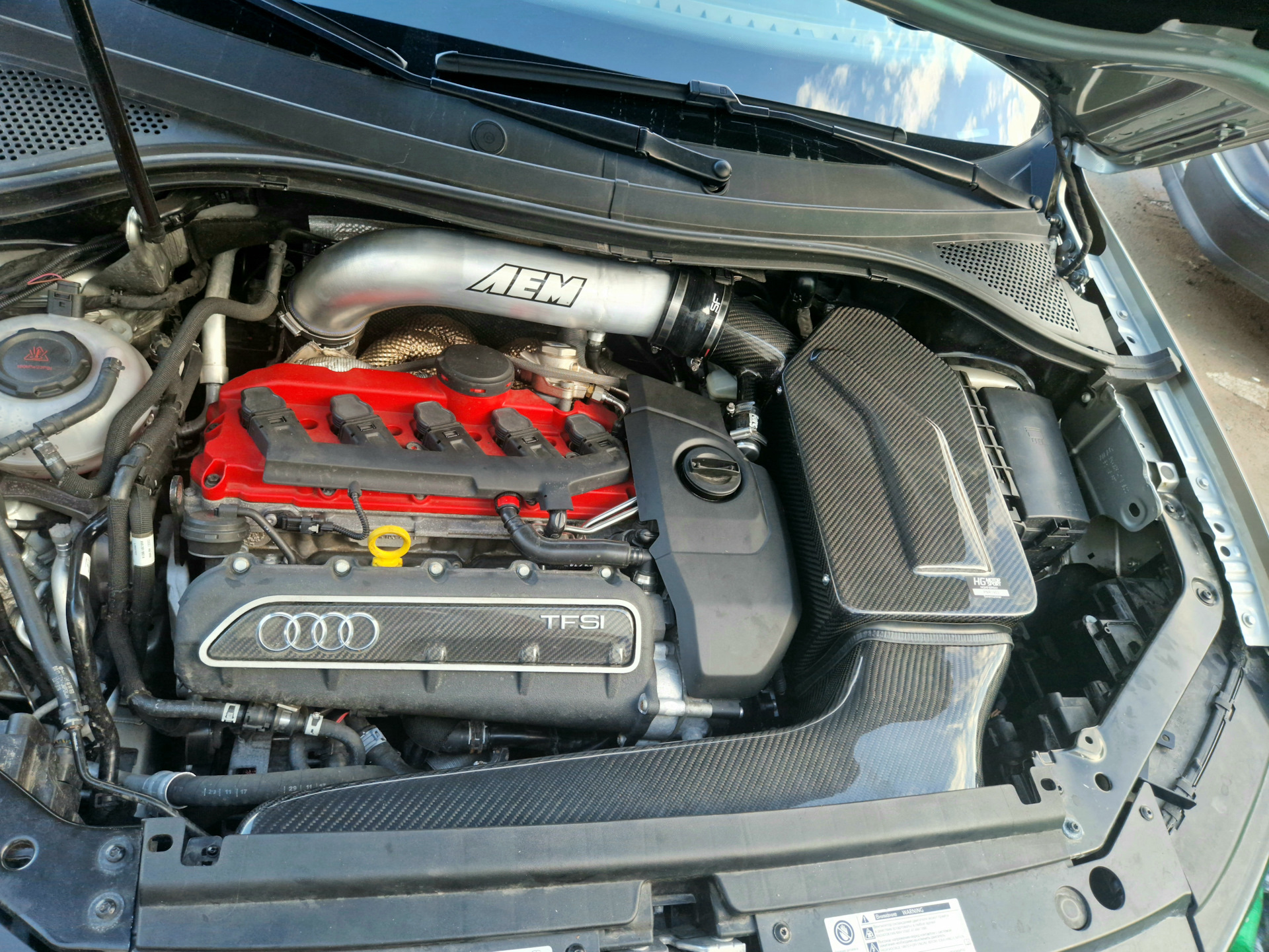 Впуск HFi Carbon + Blow off forge — Volkswagen Tiguan (2G), 2,5 л, 2019 ...