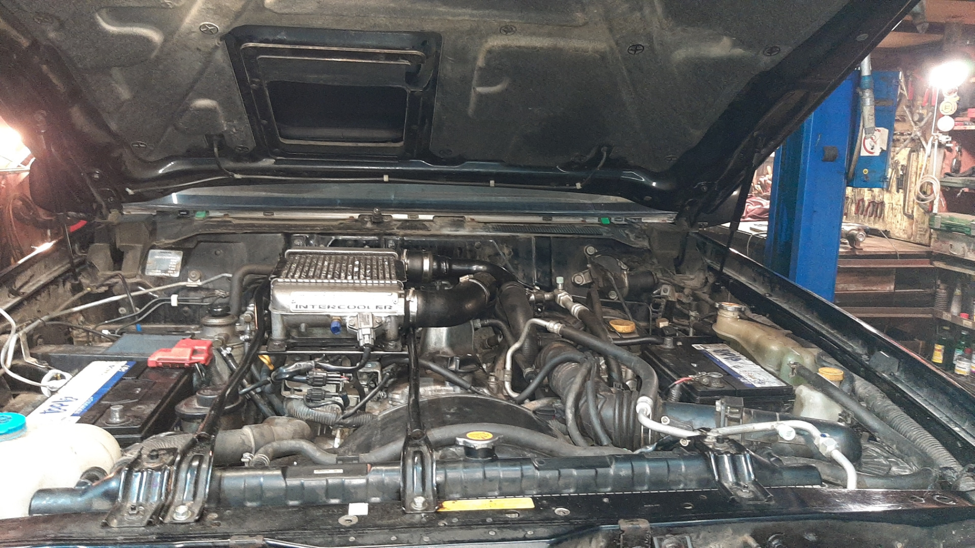 Замена интеркуллера ZD30 на RD28 — Nissan Patrol (Y61), 3 л, 2008 года ...