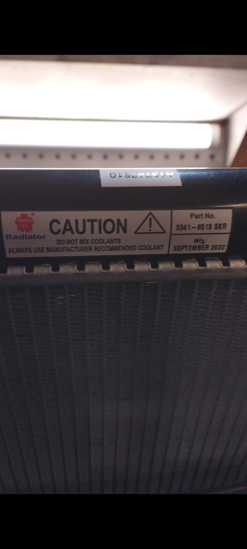 33418515 Радиатор основной для Nissan Pathfinder, 2012г.в. SAKURA ...