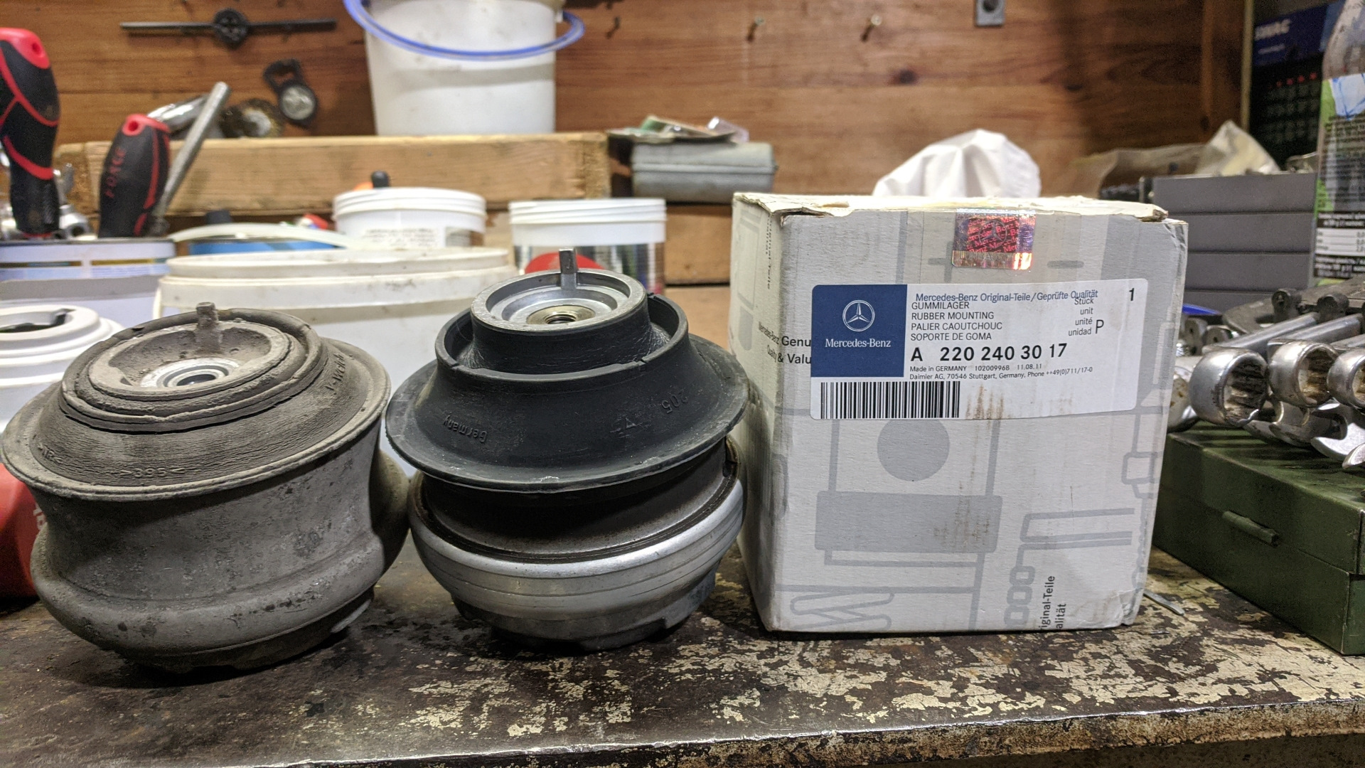 Замена подушек двигателя W220 — Mercedes-Benz S-Class (W220), 3,7 л ...