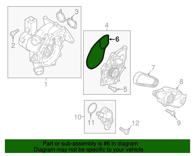 06L121119A Прокладка VAG | Запчасти на DRIVE2