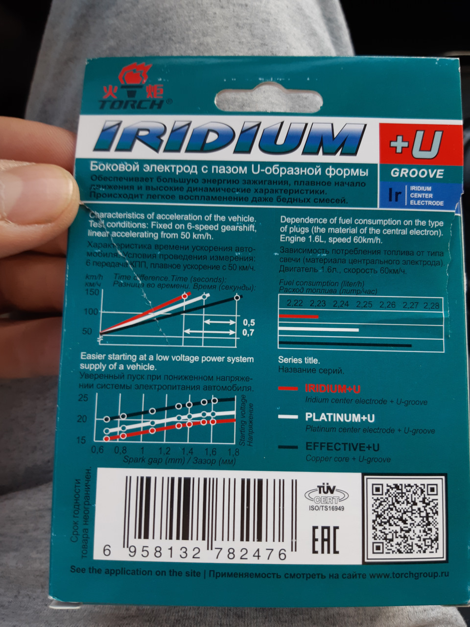 Свечи TORCH IRIDIUM — Mitsubishi Lancer IX, 1,6 л, 2005 года ...