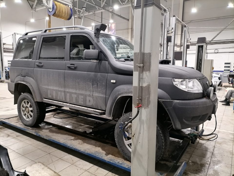 замена масло в мостах, и замена приводного ремня — УАЗ Patriot, 2,7 л ...