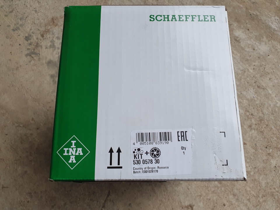 530057830 Комплект водяного насоса и ремня ГРМ INA | Запчасти на DRIVE2