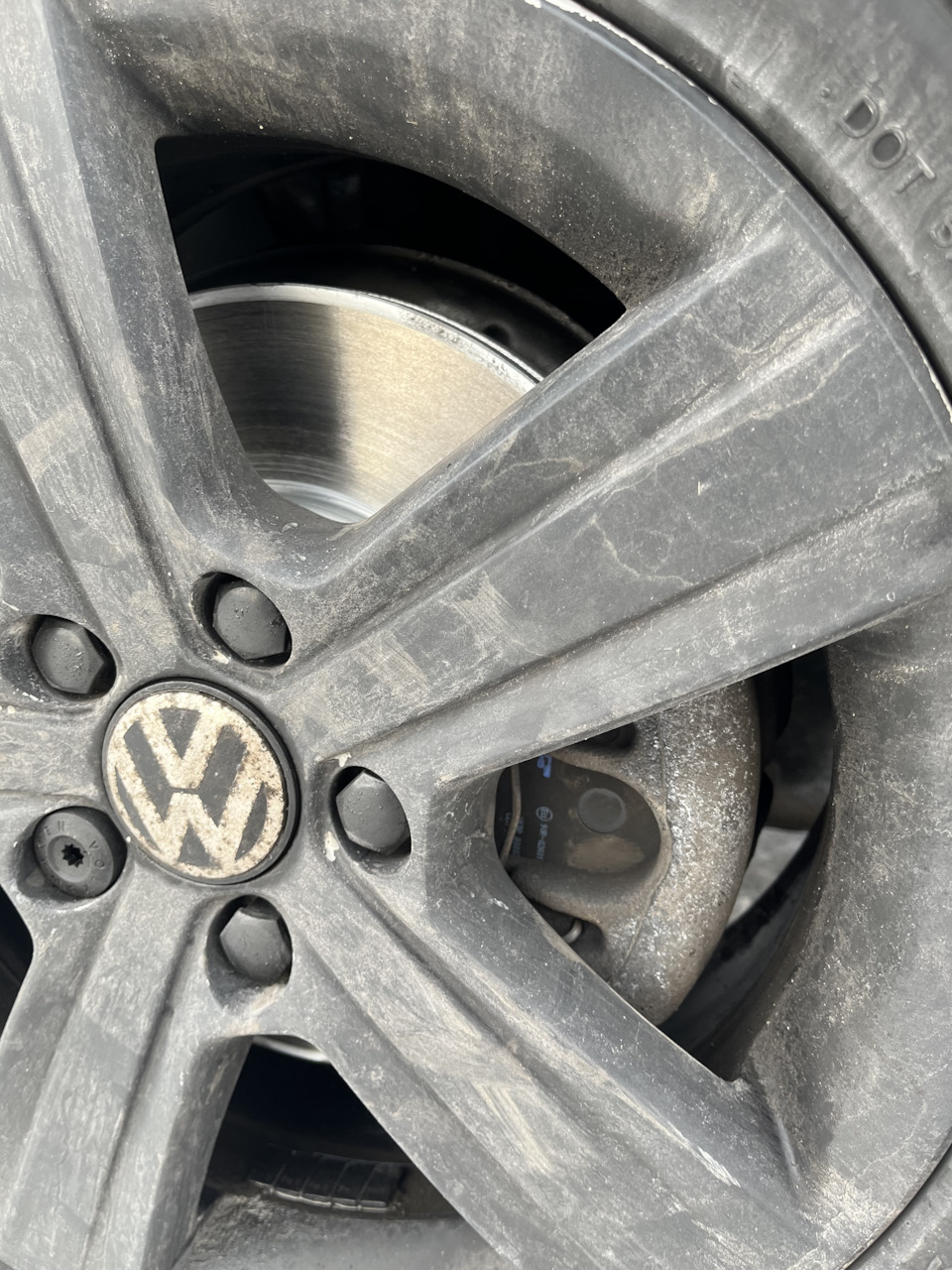 Диски + колодки — Volkswagen Golf Plus, 1,9 л, 2008 года | плановое ТО ...