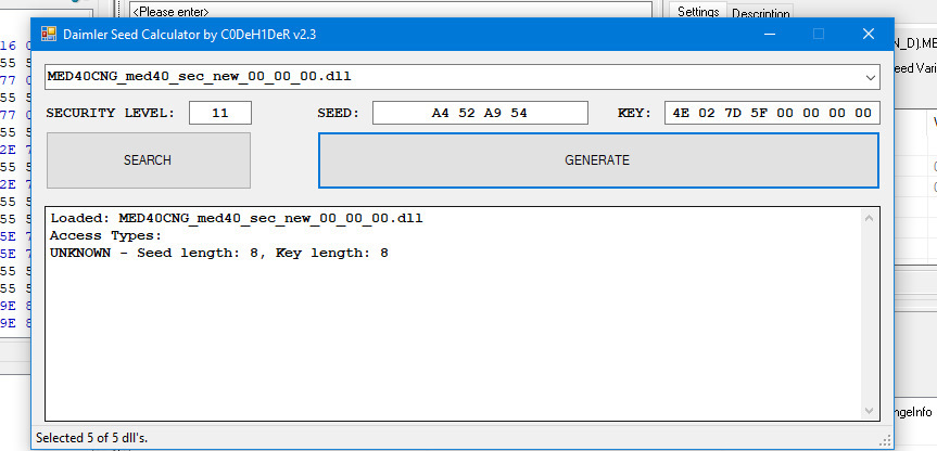 Кодировки, seed key и variant coding. Кодирование MED40 и отключение ...