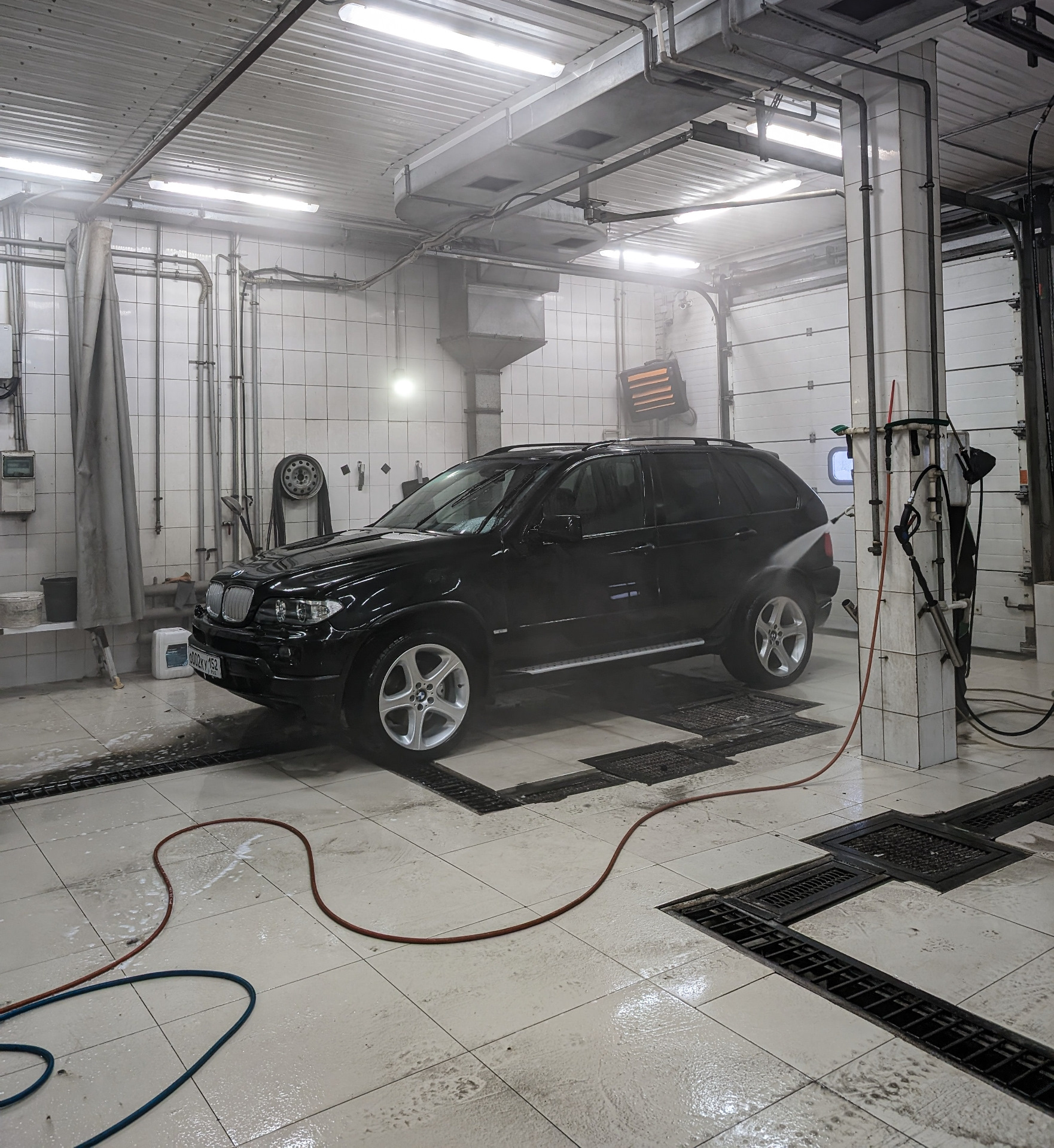 #184. S417A Солнецезащитная штора. Готово👌 — BMW X5 (E53), 3 л, 2005 ...