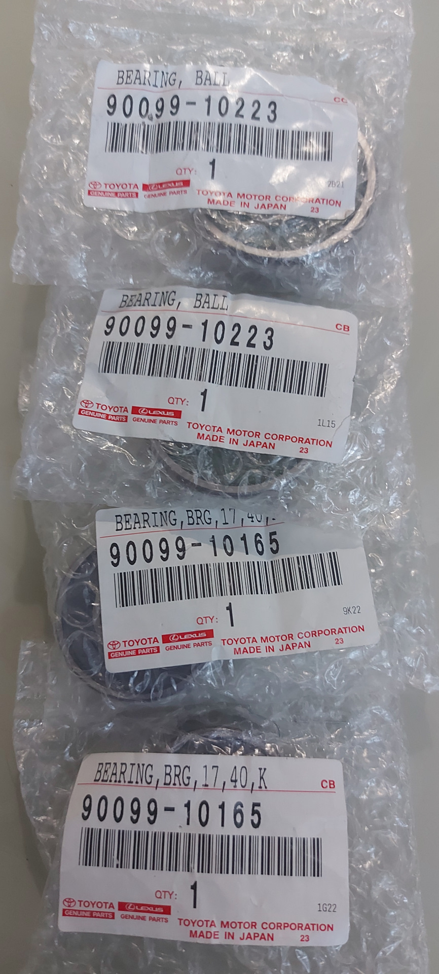 9009910223 Подшипник генератора TOYOTA LEXUS | Запчасти на DRIVE2