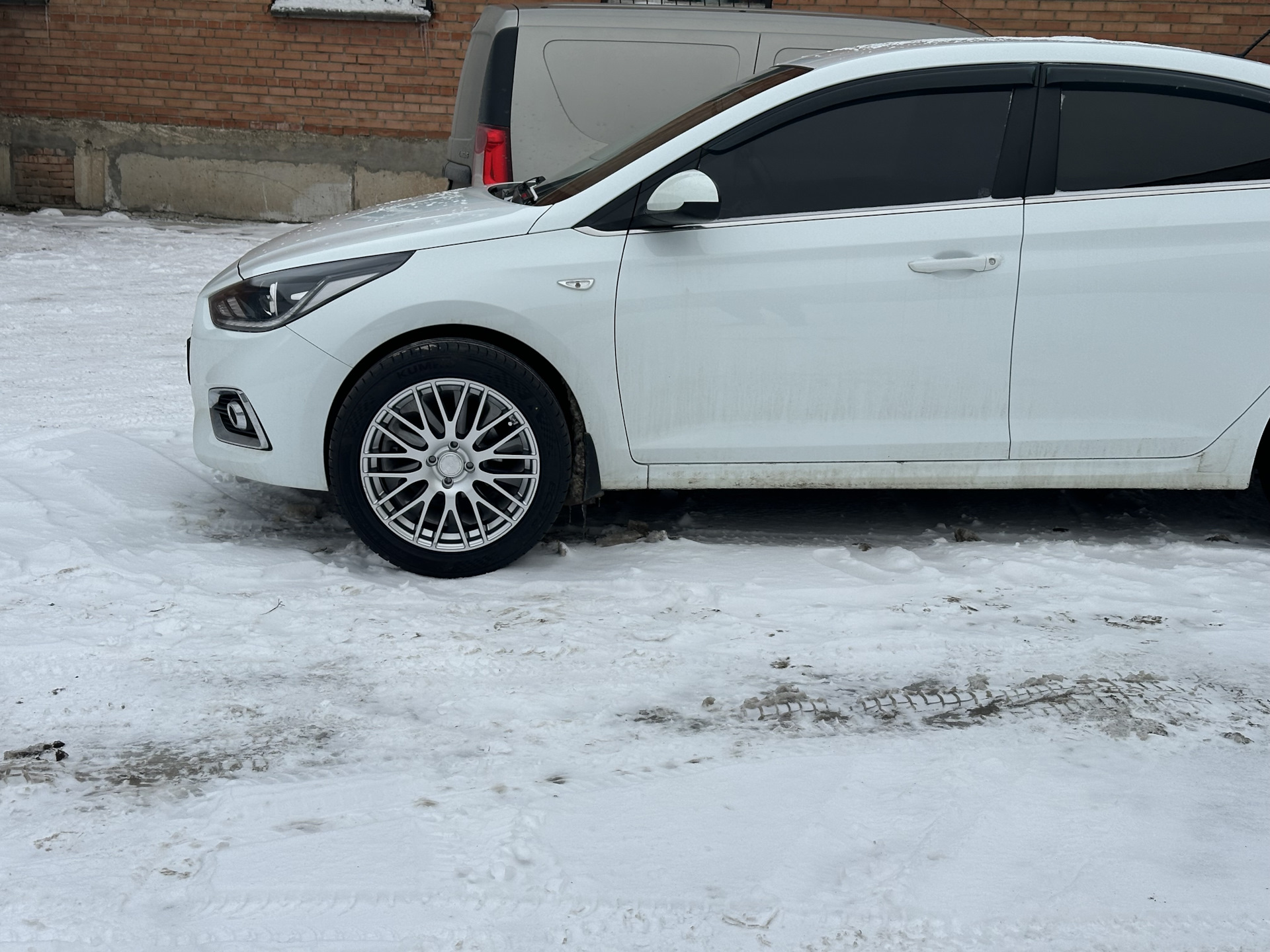 17 колеса на Солярис. — Hyundai Solaris (2G), 1,6 л, 2018 года ...