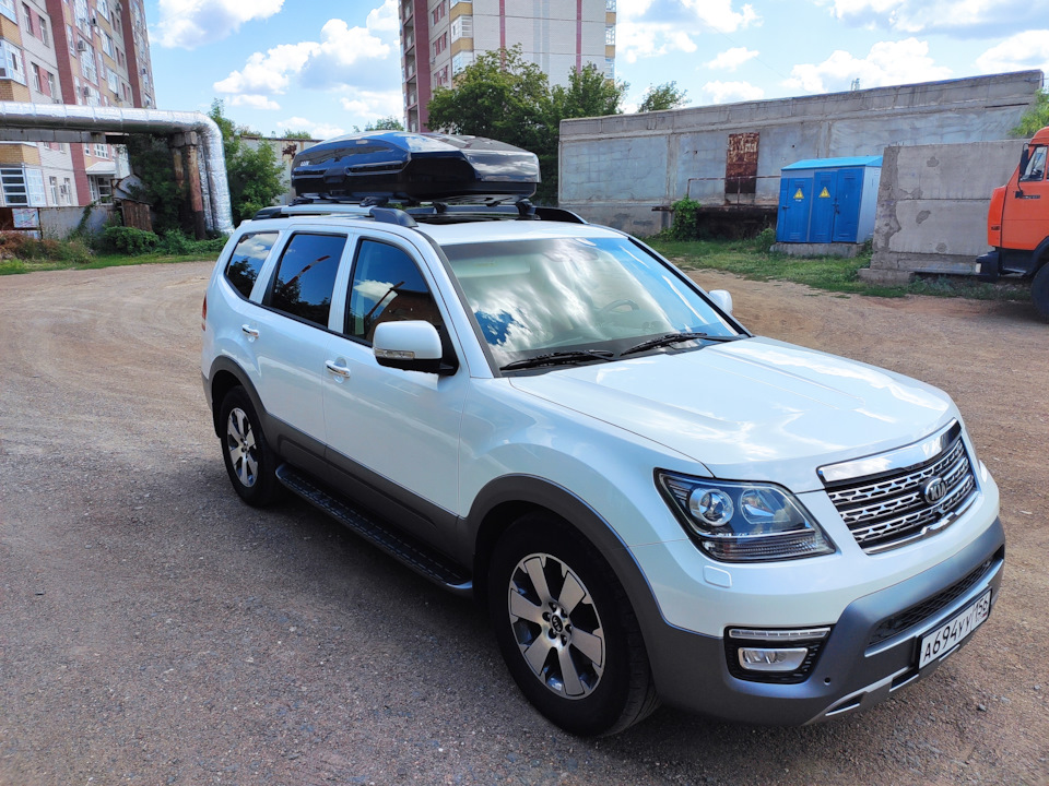 АвтоБокс на крышу LUX — KIA Mohave, 3 л, 2017 года | аксессуары | DRIVE2