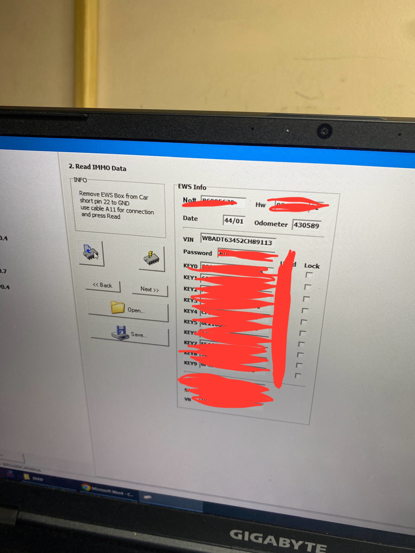 Оригинальный пробег блока EWS — BMW 5 series (E39), 3 л, 2002 года ...