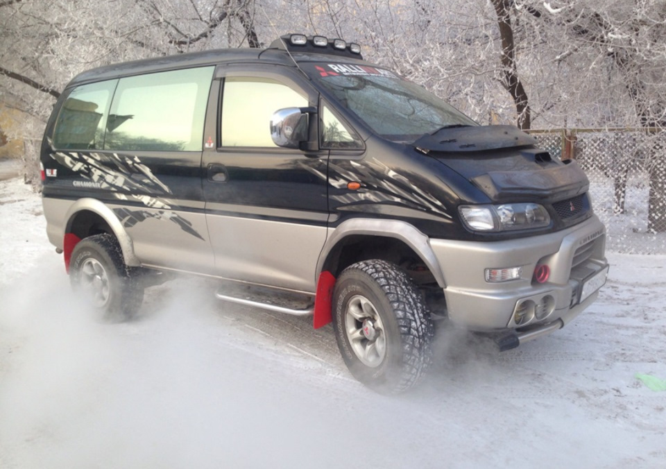 Холодно… Брррр! — Mitsubishi Delica (L400), 2,8 л, 1998 года | наблюдение | DRIVE2