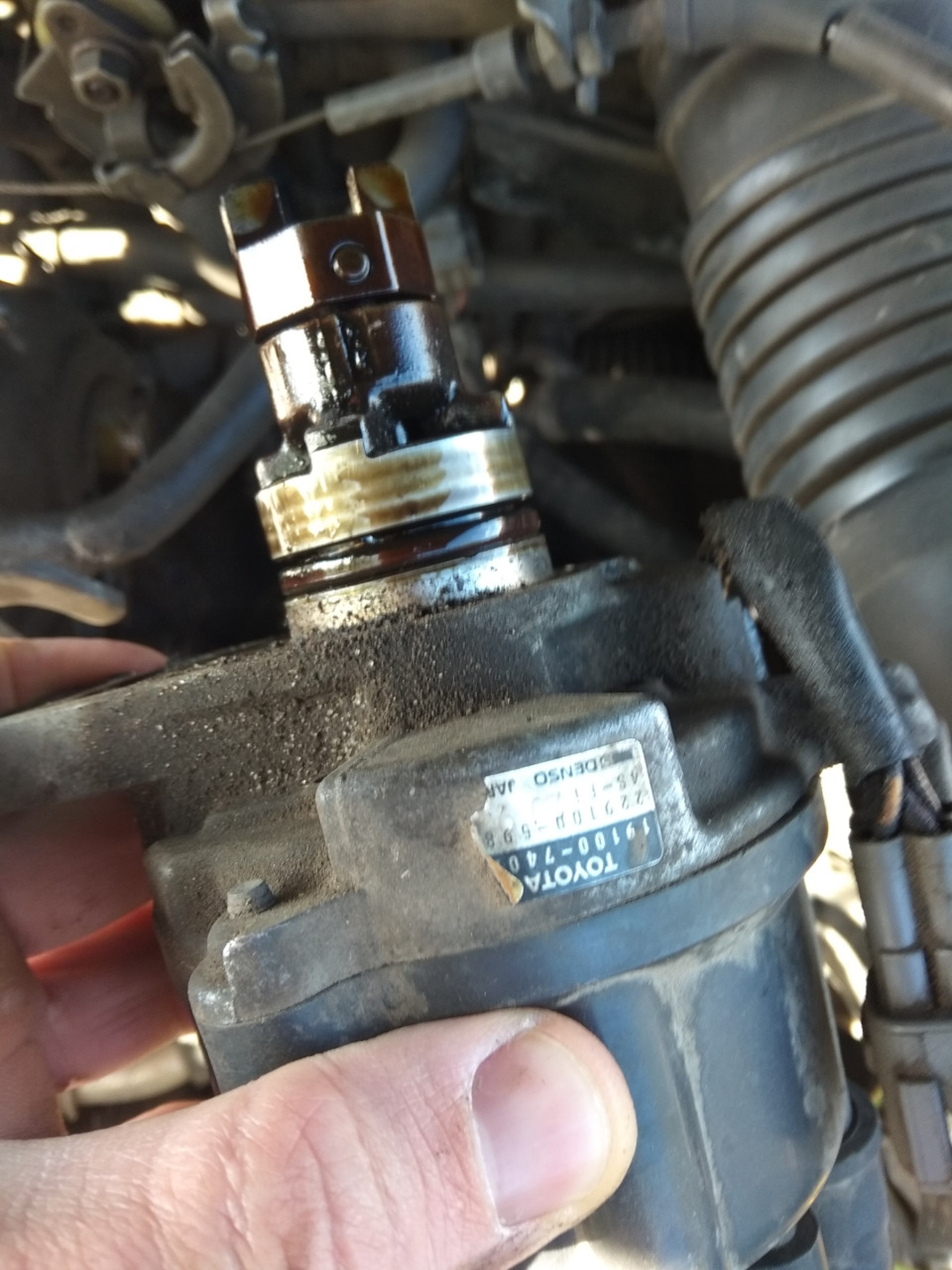 Замена колечка трамблёра — Toyota Camry (V20), 2 л, 1988 года ...