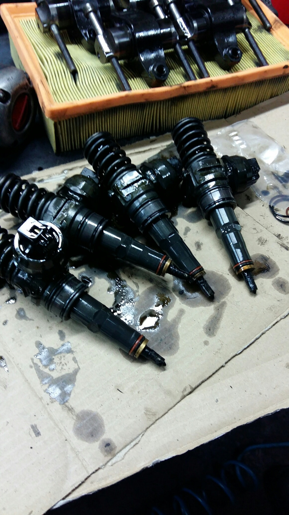 Замена распредвала — Volkswagen Multivan (T5), 2,5 л, 2008 года | визит ...