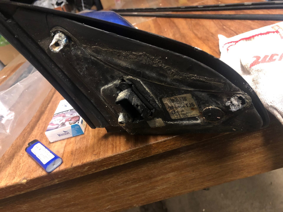 Левое зеркало заднего вида — Opel Astra H GTC, 1,8 л, 2008 года ...