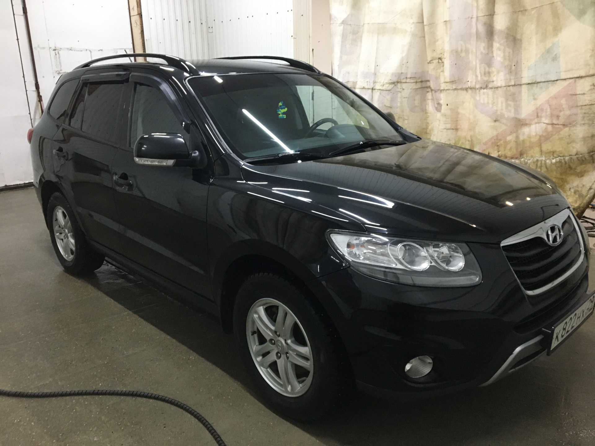 Индикатор стояночного тормоза — Hyundai Santa Fe (2G), 2,2 л, 2011 года ...