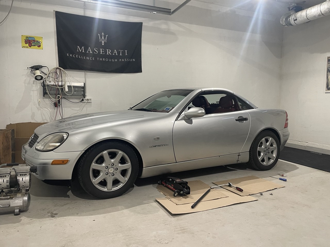 Выборы работе на помеха — Mercedes-Benz SLK (R170), 2,3 л, 1997 года | кузовной ремонт | DRIVE2