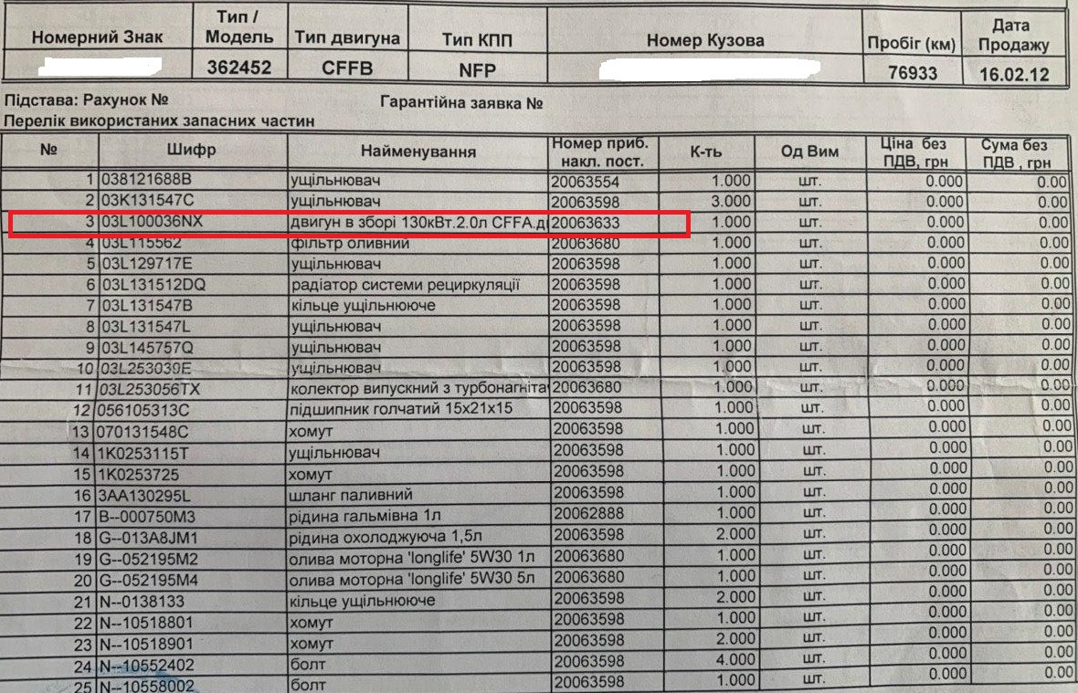 Требуется совет, большое ТО 200к — Volkswagen Passat B7, 2 л, 2012 года ...