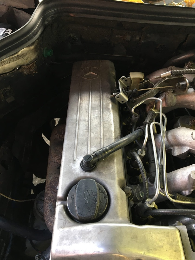 Уплотнительное кольцо сапуна — Mercedes-Benz E-Class (W124), 2 л, 1992 ...