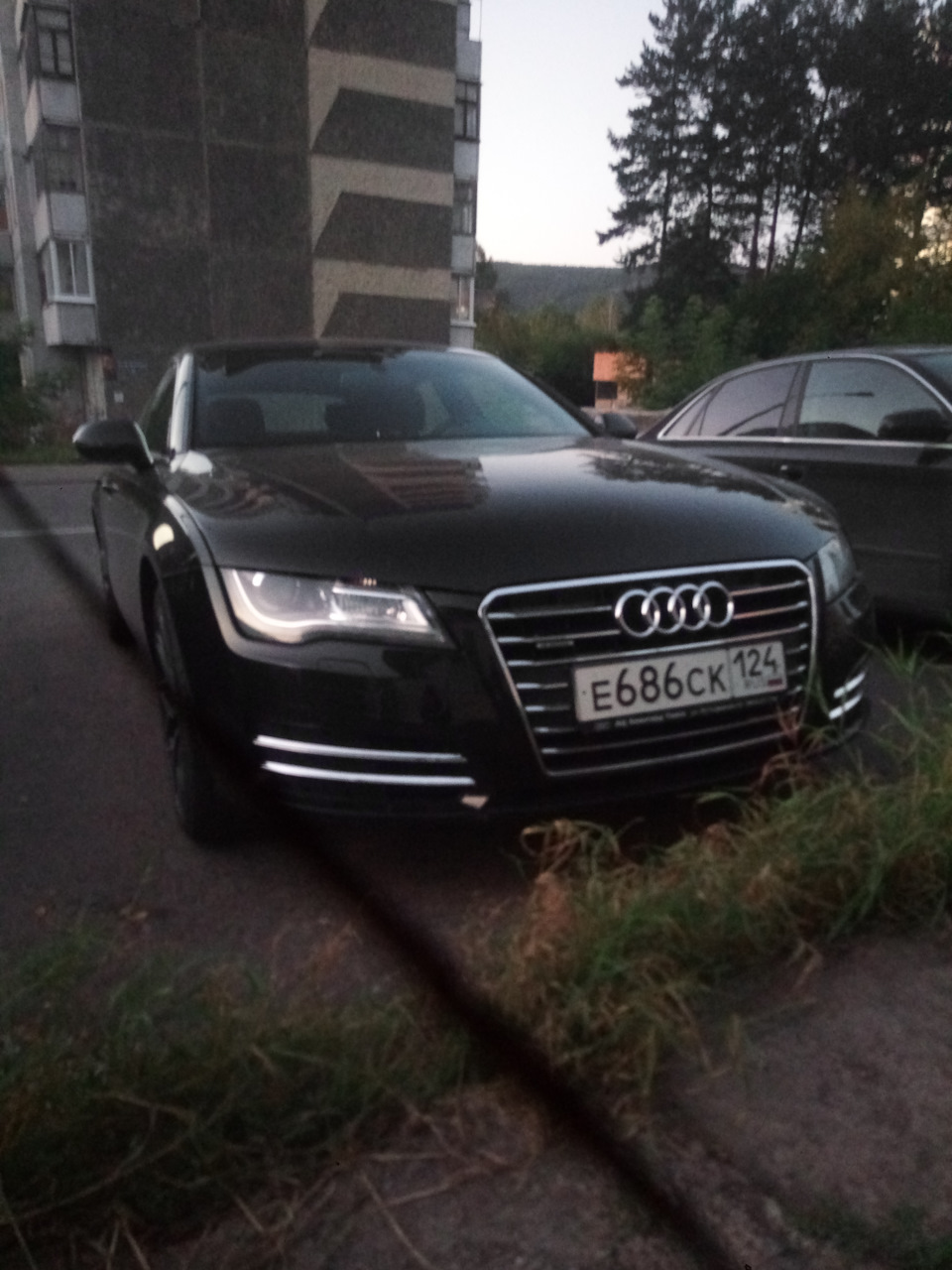 Обычно антихром, а тут пришлось хром+ творить — Audi A7 Sportback (1G ...