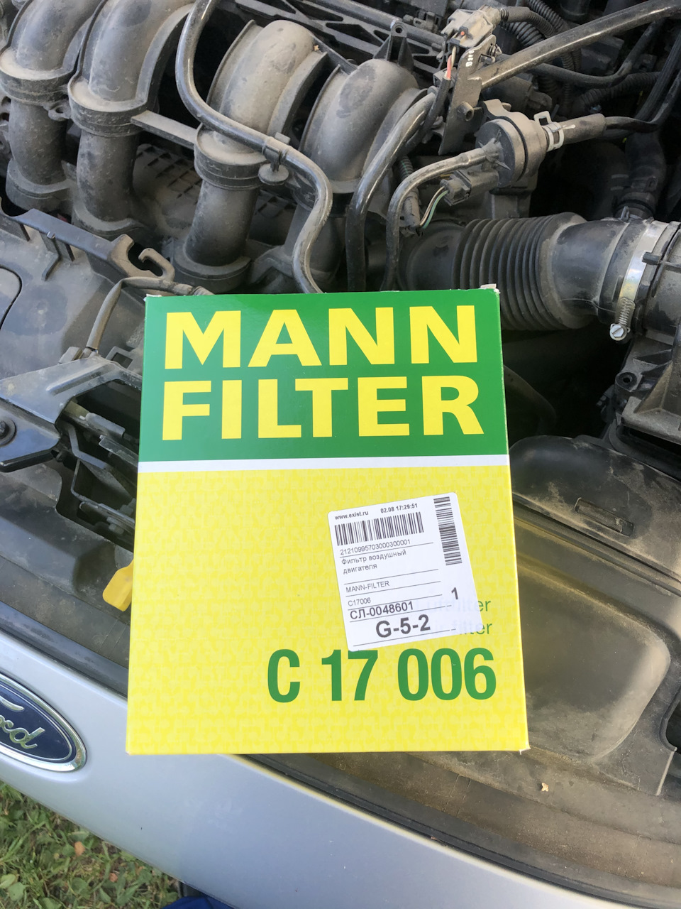 C17006 Воздушный фильтр MANN FILTER | Запчасти на DRIVE2