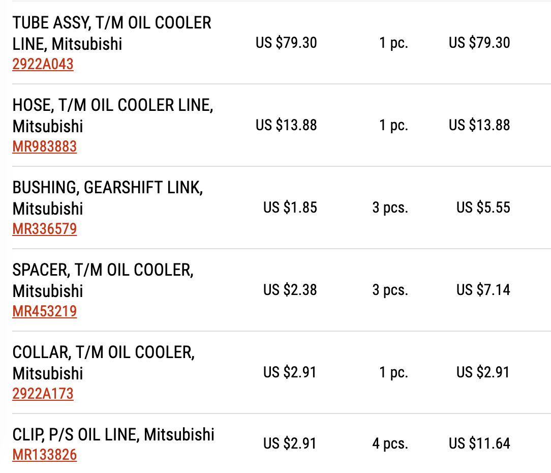 Радиатор АКПП. Покупка деталей — Mitsubishi Pajero Sport (2G), 3,2 л ...