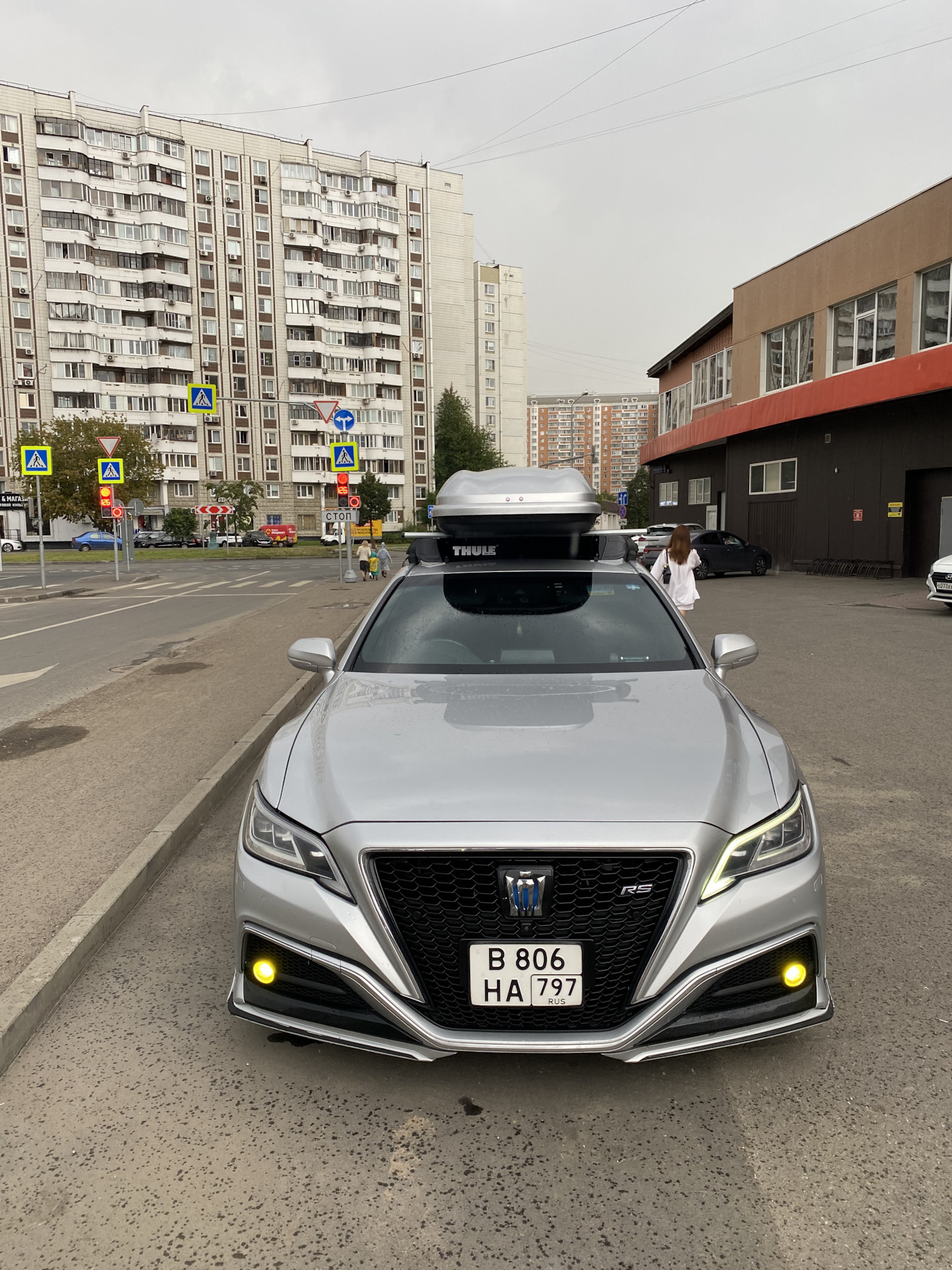 Modellista, Thule, work — Toyota Crown (S220), 2,5 л, 2018 года | колёсные диски | DRIVE2