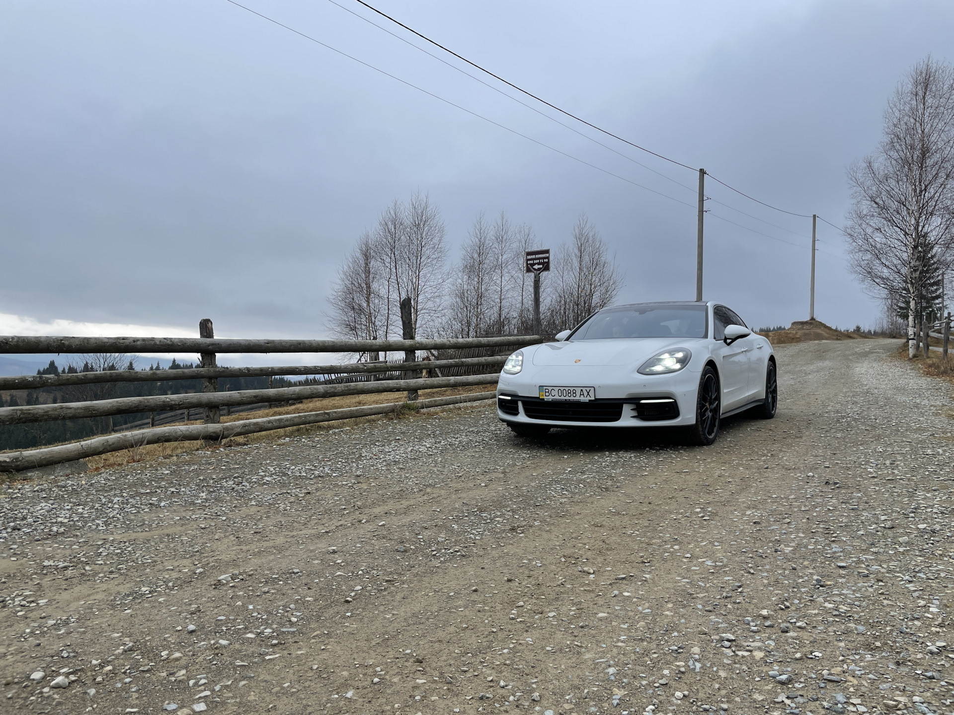 #22. ТО №5 Фото в Карпатах — Porsche Panamera (2G) 971, 2,9 л, 2017 ...