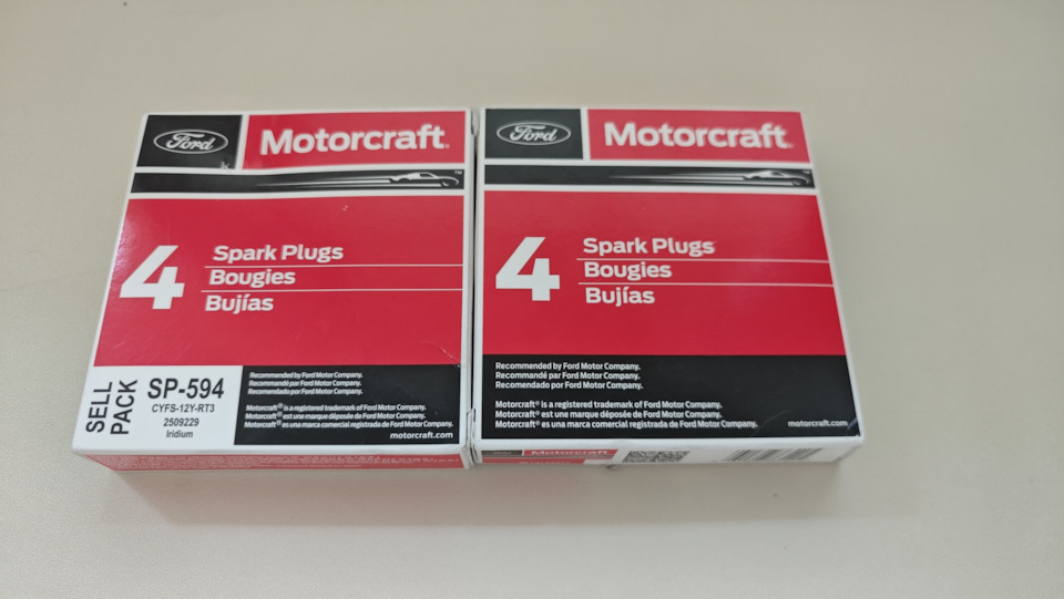 Пришли свечи на замену SP-594 — Lincoln Nautilus, 2,7 л, 2019 года ...