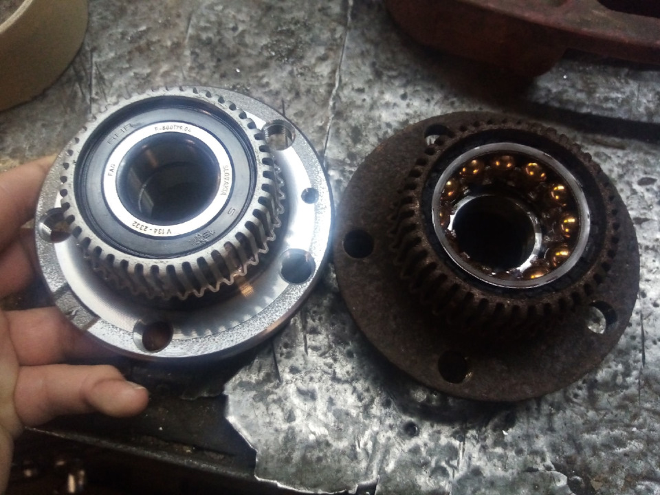 Замена задней ступицы и передних тормозных шлангов. — Skoda Octavia ...