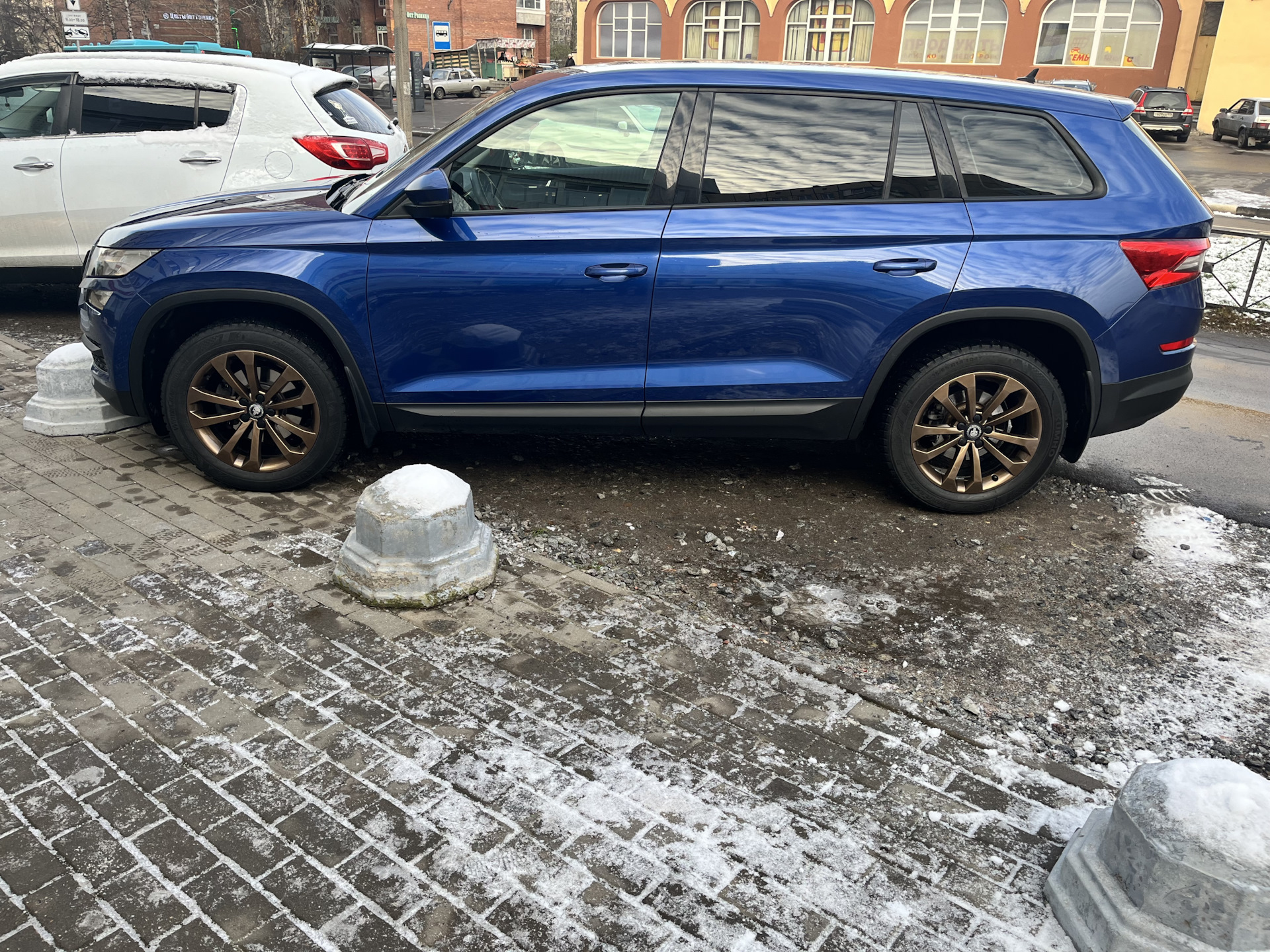 ⓿ Смена колес и тормоза в круг на 1.4 4х2 — Skoda Kodiaq (1G), 1,4 л ...